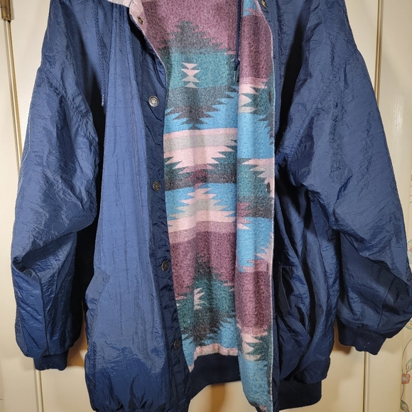 Jackets & Coats | Vintage Aztec Southwestern Reversible Jacket | Poshmark
